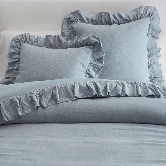 Pottery Barn | Bedding | Pottery Barn California King Belgian Flax ...